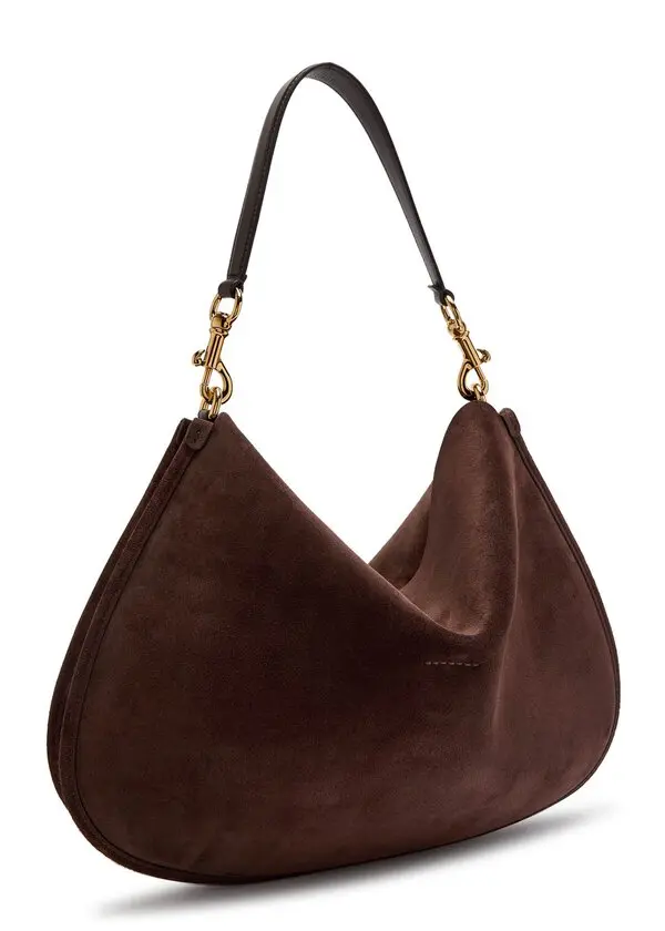 Etro Pony Xl Suede Tote Bag - Brown