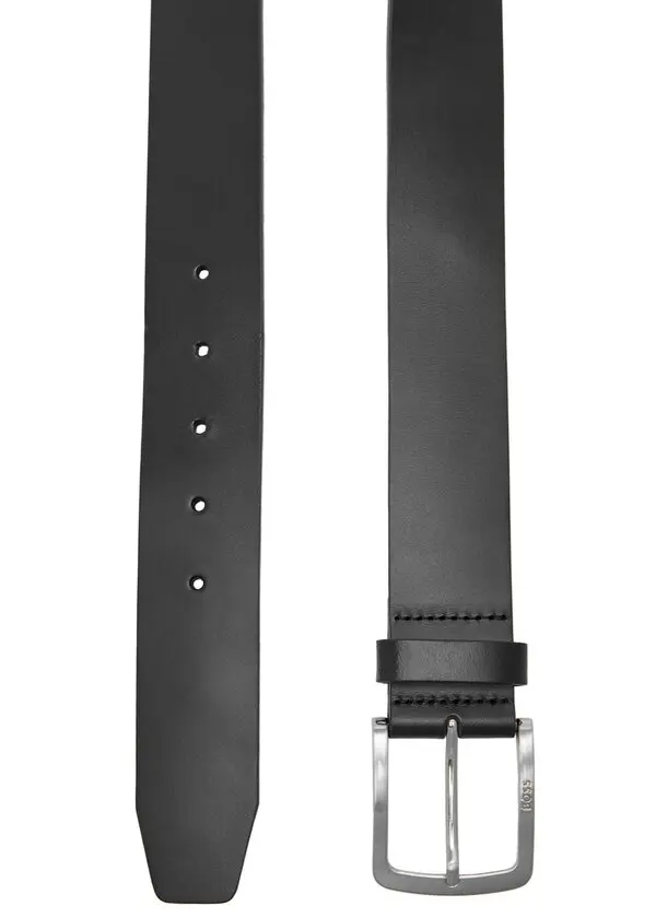 BOSS Leather Belt - Black