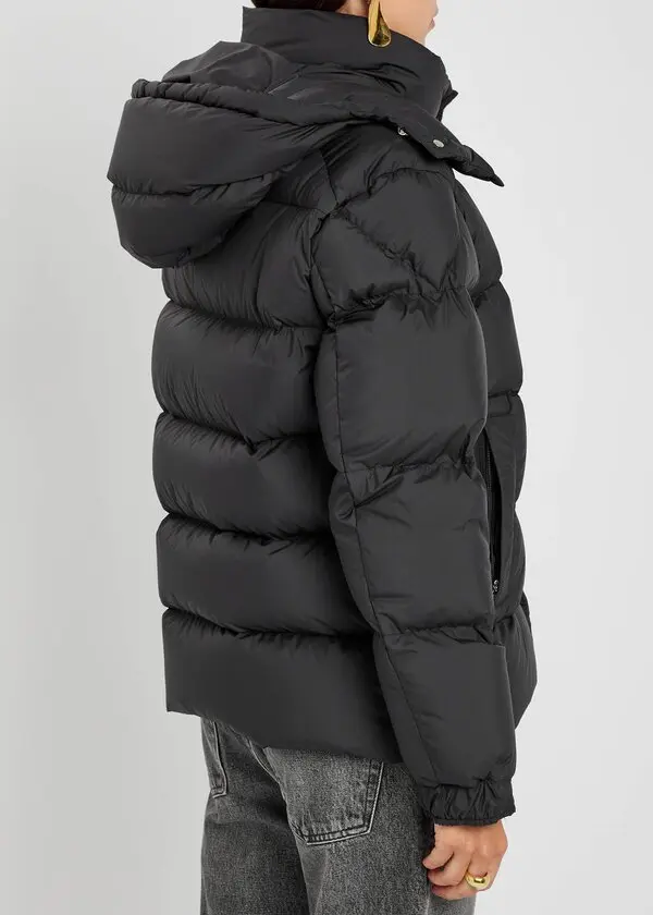 Moncler Maya 70 Hooded Quilted Jacket - Black