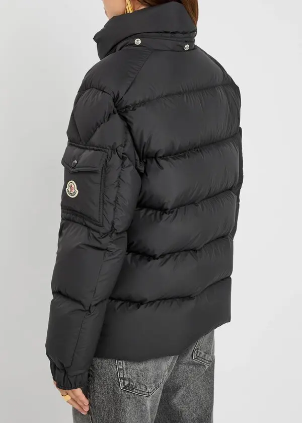 Moncler Maya 70 Hooded Quilted Jacket - Black