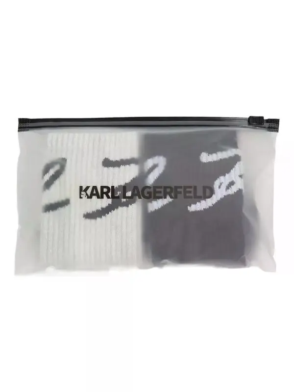 Karl Lagerfeld Logo-jacquard Socks