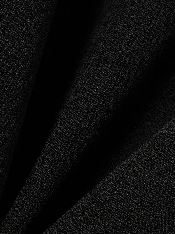 JIL SANDER Crepe V-neck Top