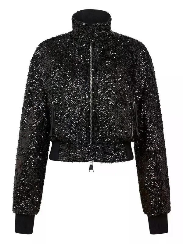 16Arlington Cosima Sequin Embellished Bomber Jacket