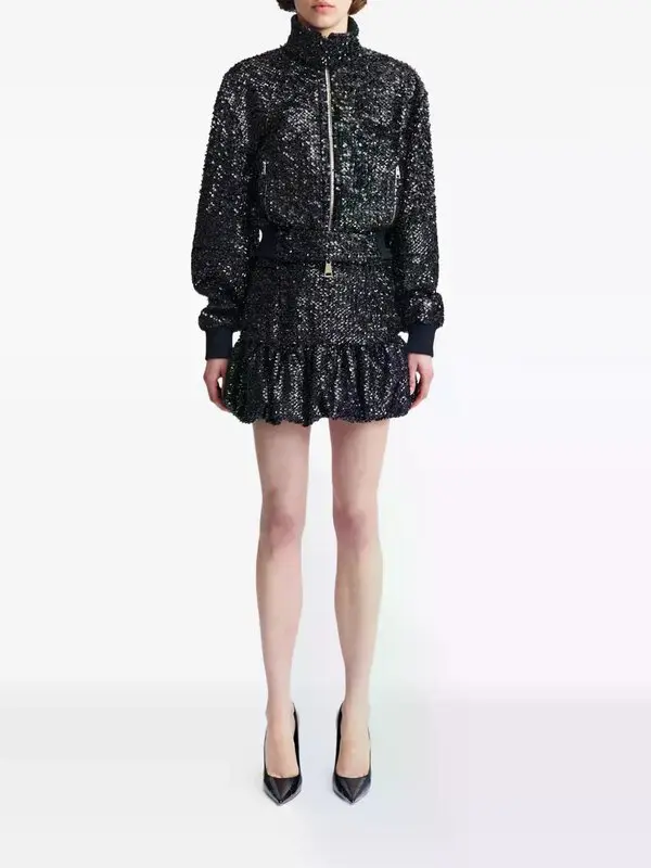 16Arlington Cosima Sequin Embellished Bomber Jacket