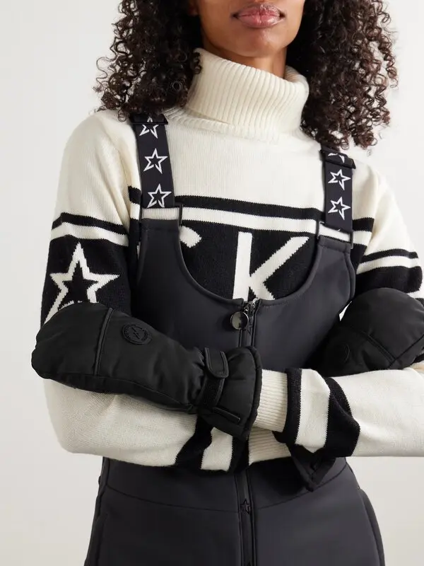 YVES SALOMON - Leather-Trimmed Ski Mittens