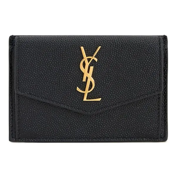 Saint Laurent Uptown Card Holder - Black