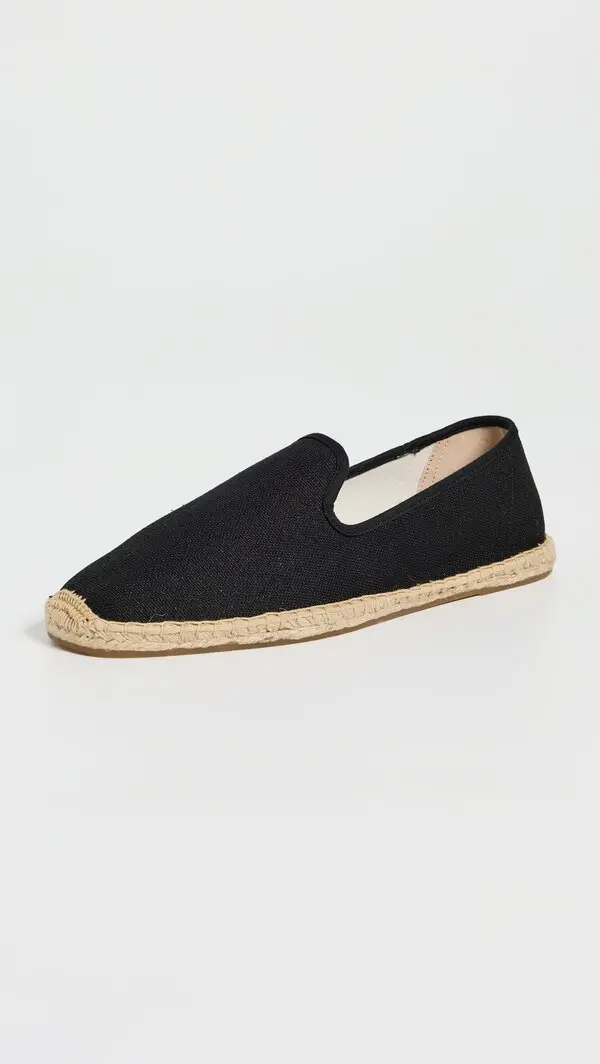 Soludos The Smoking Slipper Espadrilles - Noche Black