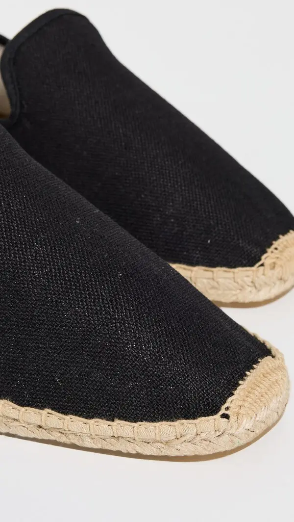 Soludos The Smoking Slipper Espadrilles - Noche Black