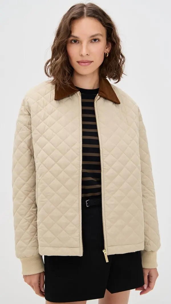 WAYF Quinn Quilted Barn Jacket