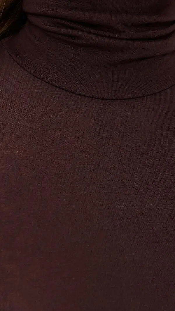 AGOLDE Pascale Turtleneck Top - Root