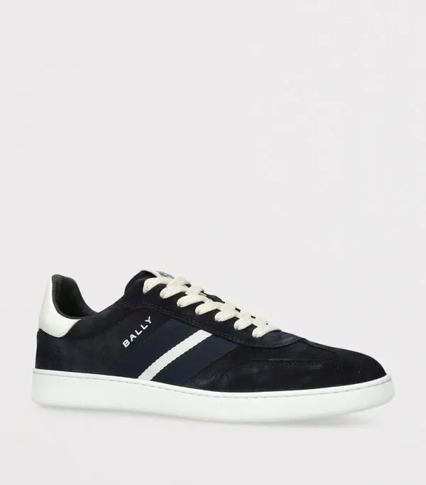 Bally Suede Roget Sneakers - Navy