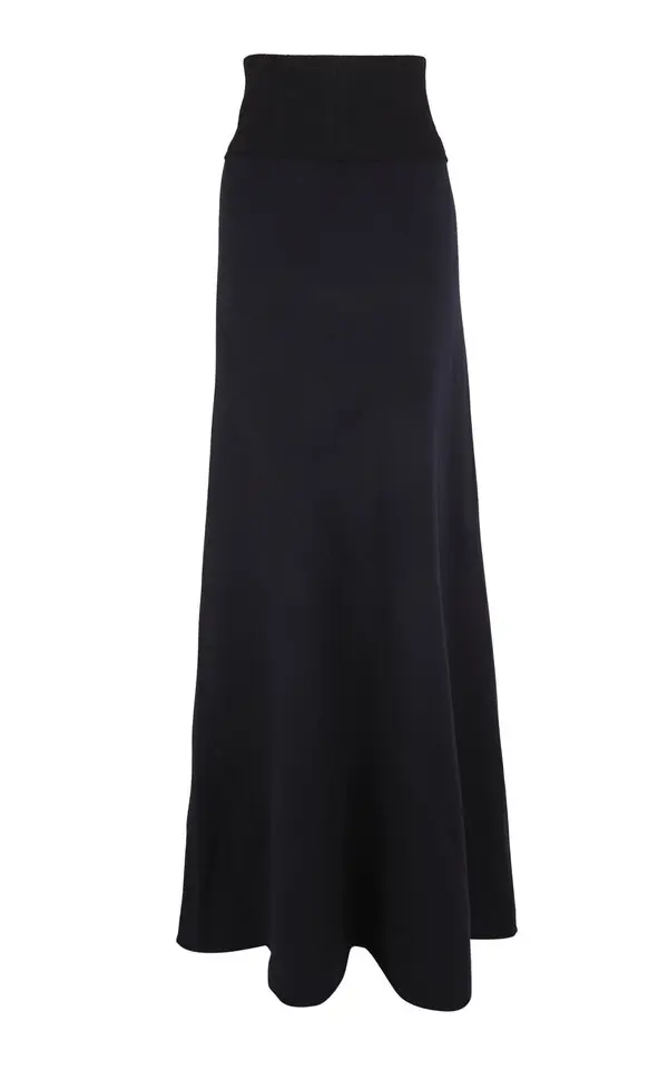 CORTANA Avalon Cashmere Maxi Skirt