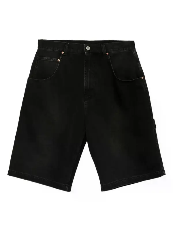 Vetements Faded Denim Shorts