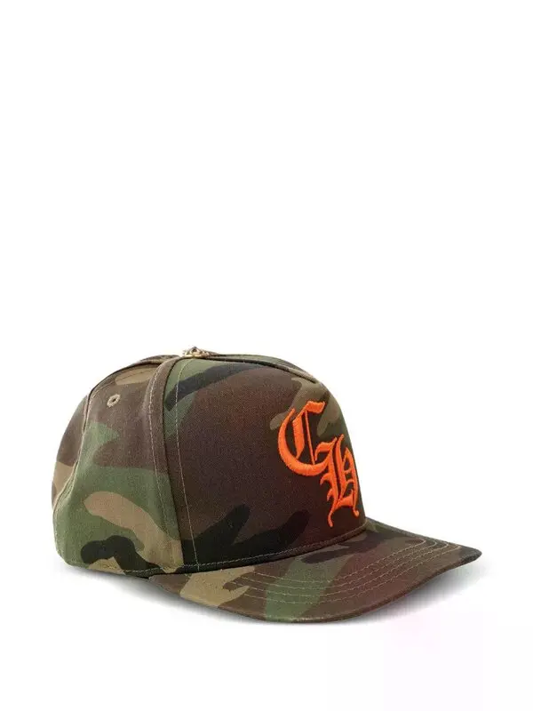 Chrome Hearts Camouflage-print Logo-embroidered Cap - Green