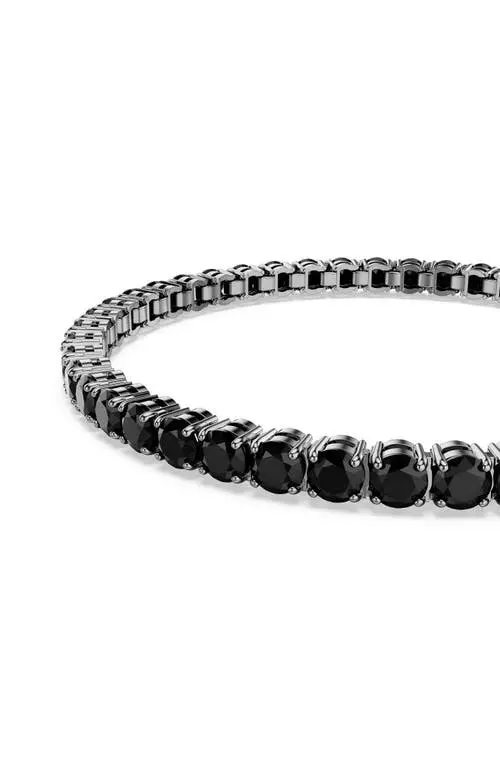 SWAROVSKI Matrix Tennis Bracelet - Black