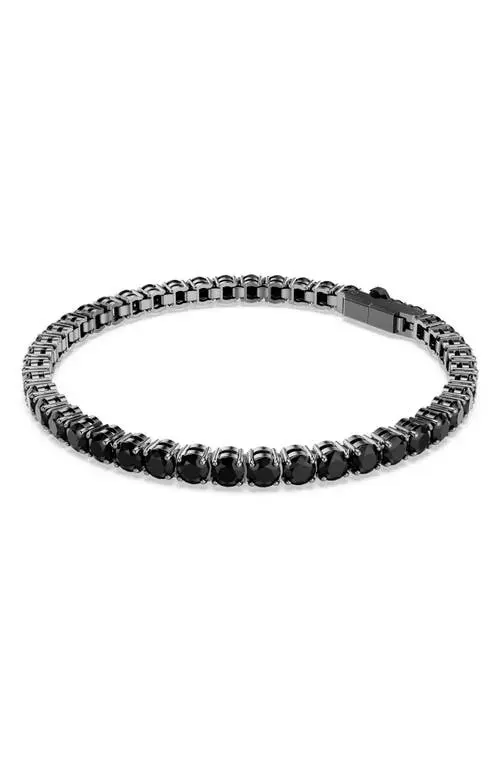 SWAROVSKI Matrix Tennis Bracelet - Black