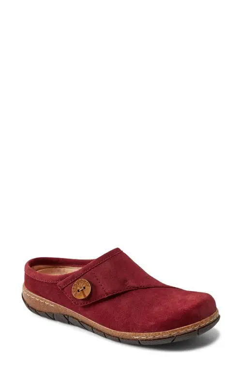 EARTH® Ezra Clog - Dark Red