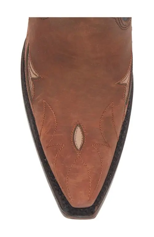 CIRCLE G Floral Embroidered Western Boot - Camel