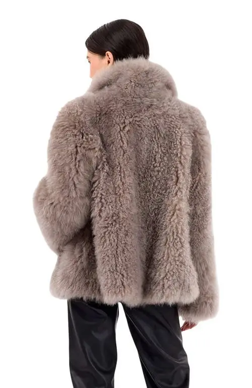Gorski Shearling Belted Jacket