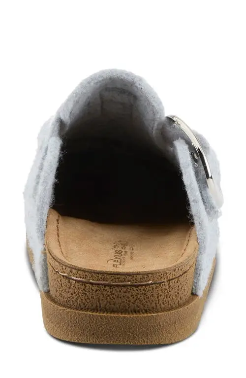 SPRING STEP SHOES Giller Boiled Wool Clogs - Light Grey