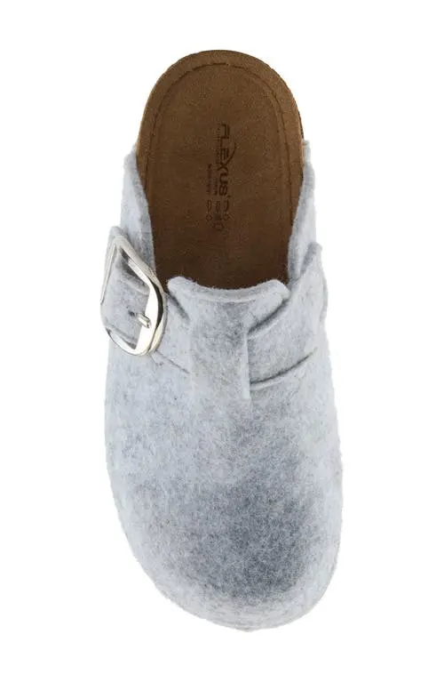 SPRING STEP SHOES Giller Boiled Wool Clogs - Light Grey