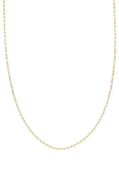 Bony Levy 14k Gold Paper Clip Chain Necklace - 14k Yellow Gold