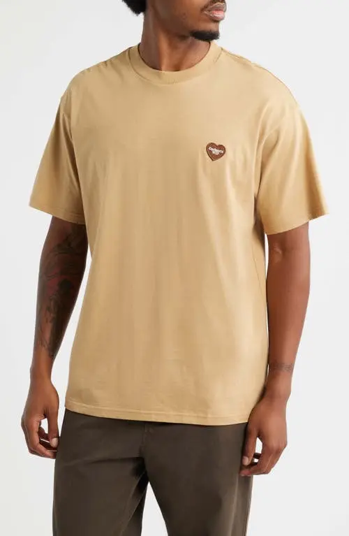 Carhartt Work In Progress Heart Ii Hartt Organic Cotton Graphic T-shirt - Dusty H Brown