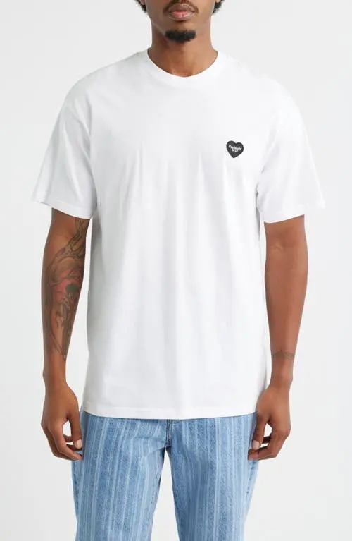 Carhartt Work In Progress Heart Ii Hartt Organic Cotton Graphic T-shirt - White