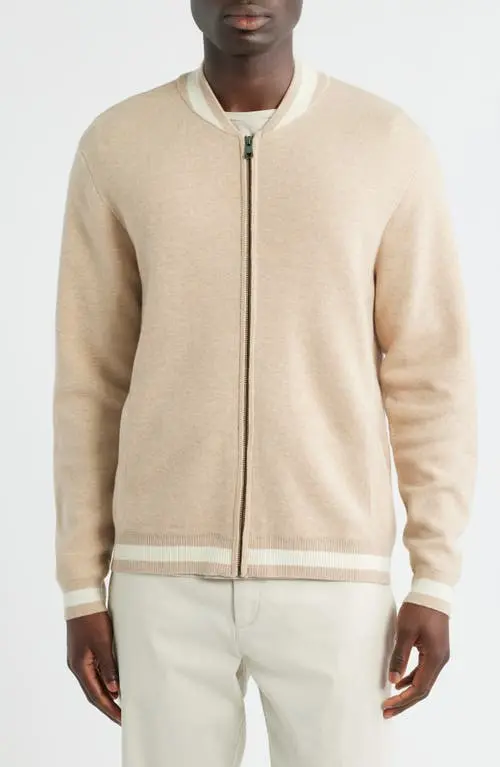 REDVANLY Crestwell Wool Bomber Jacket