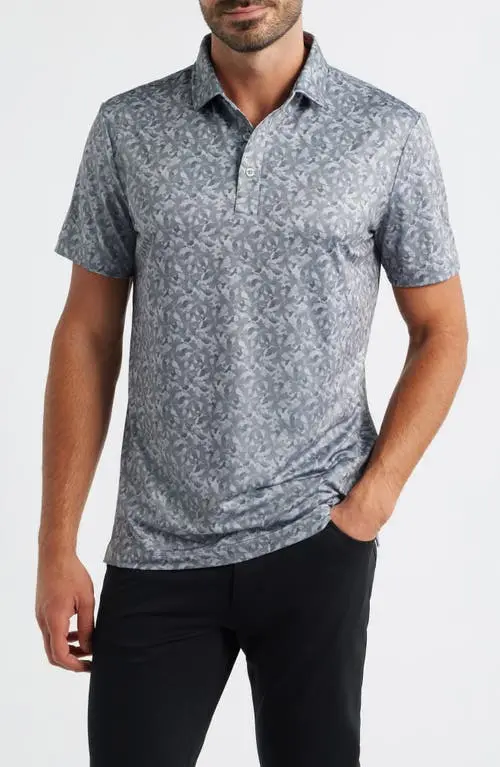 REDVANLY Haskell Camouflage Performance Polo - Shadow