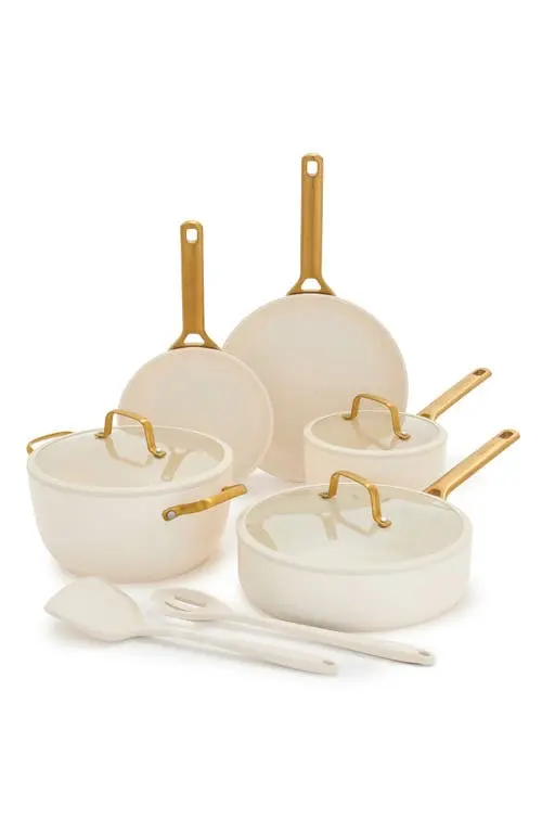 GREENPAN Reserve Pro 10-piece Ceramic Nonstick Cookware Set - Cream