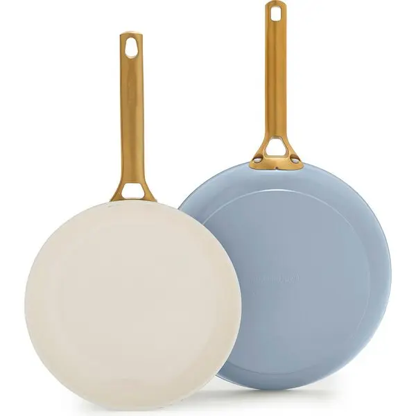 GREENPAN Reserve Set Of 2 Ceramic Nonstick Frying Pans - Selvedge Blue