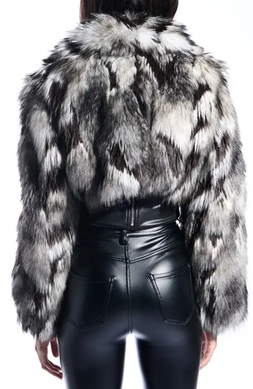 AZALEA WANG Arias Faux Fur Coat