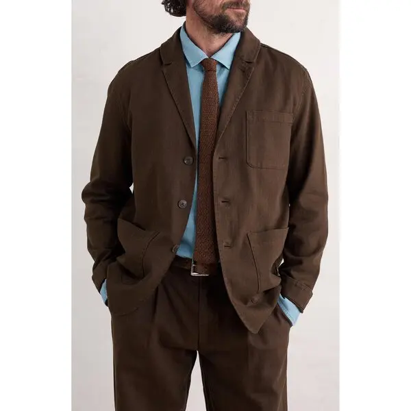 SEASALT CORNWALL Tollgate Linen & Organic Cotton Blazer