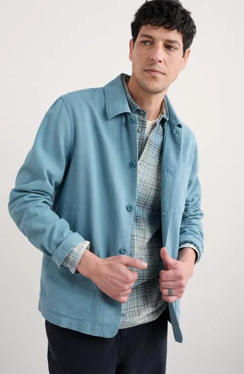SEASALT CORNWALL Organic Cotton & Linen Shirt Jacket