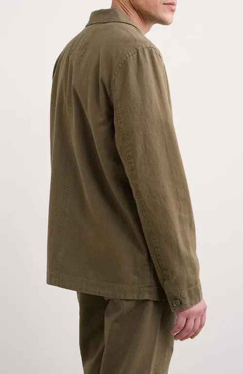 SEASALT CORNWALL Linen & Organic Cotton Blazer - Riverbed