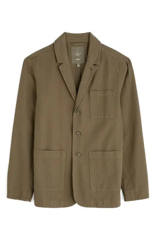 SEASALT CORNWALL Linen & Organic Cotton Blazer - Riverbed