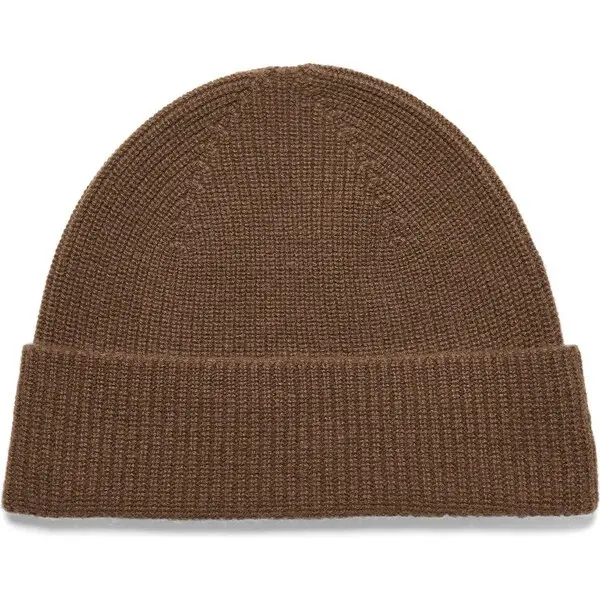 Zegna Oasi Cashmere Beanie - Brown
