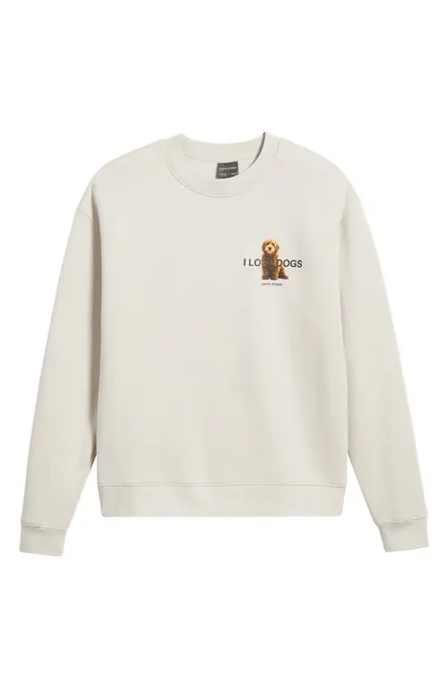 SANTO STUDIO I Love Dogs Graphic Sweatshirt