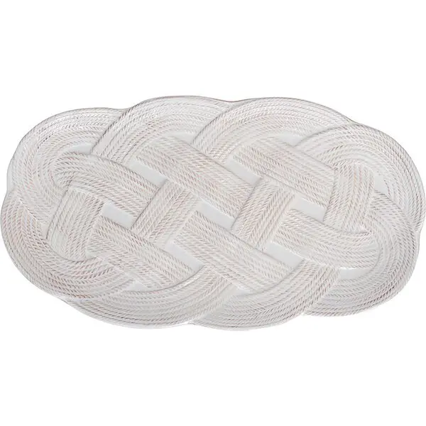 JULISKA Le Panier Mystic Knot Hostess Tray - Whitewash