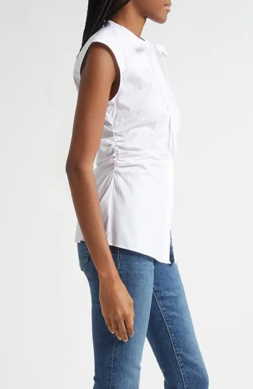 Veronica Beard Joon Stretch-poplin Shirt