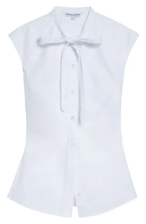 Veronica Beard Joon Stretch-poplin Shirt