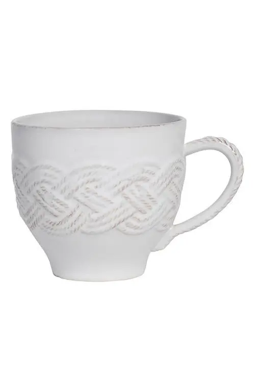 JULISKA Le Panier Mystic Knot Mug - Whitewash