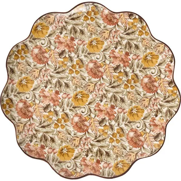 JULISKA Willa Charger Plate - Amber