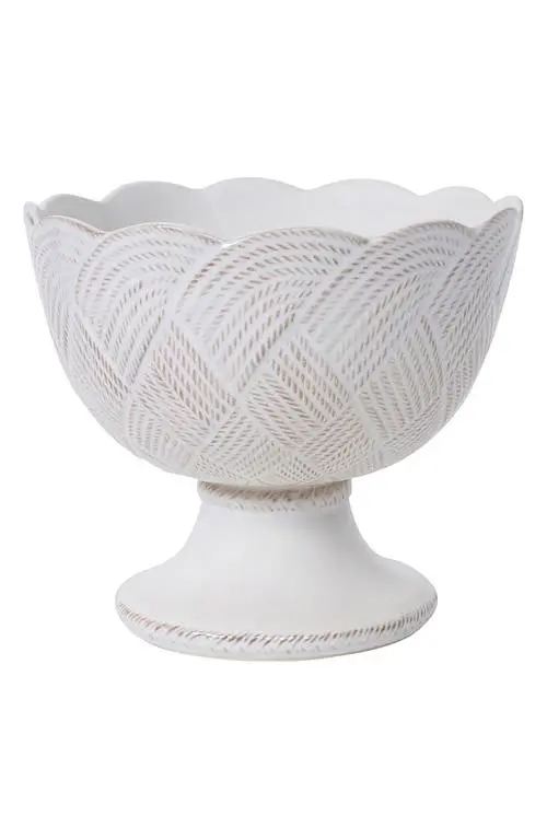 JULISKA Le Panier Mystic Knot Footed Bowl - Whitewash