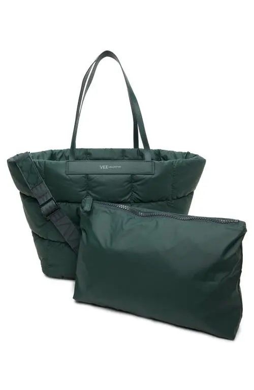 VEECOLLECTIVE Porter Basque Quilted Recycled Nylon Tote