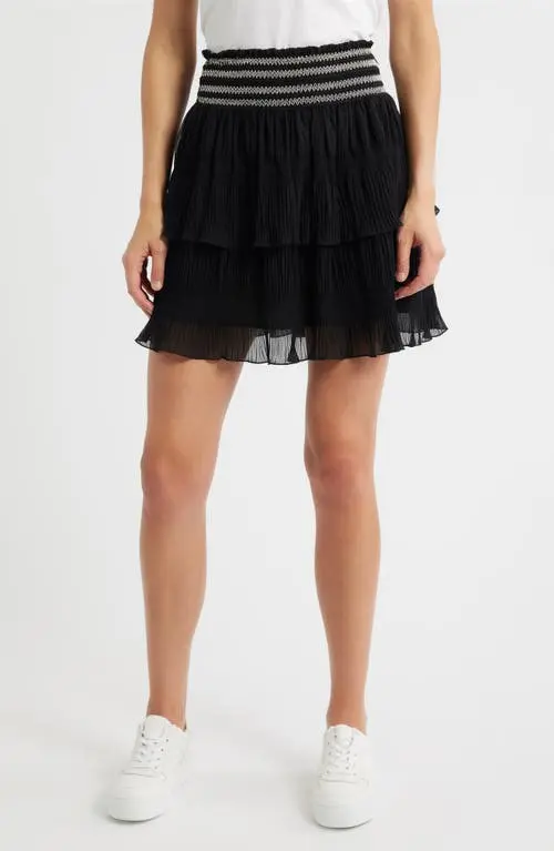 BOSS Plissé Miniskirt