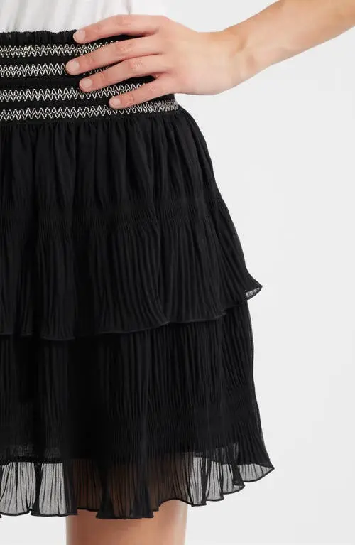 BOSS Plissé Miniskirt