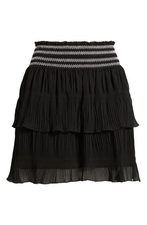 BOSS Plissé Miniskirt