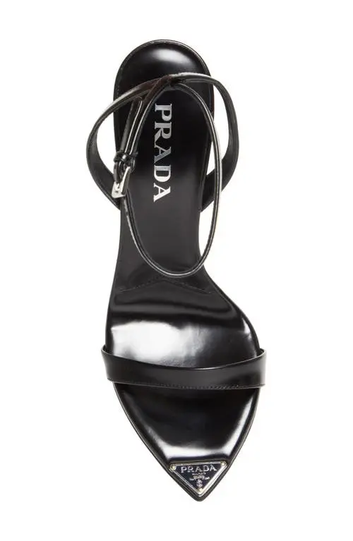 Prada Pointed Toe Sandal - Nero